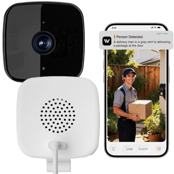 Smart 2K Window Security Camera, 2.4G WiFi Smart Window Cameras for ...