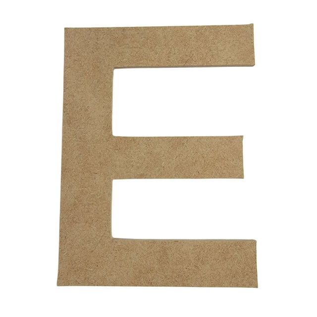 Wooden Letter Unfinished, Arial Font, Craft Cutout - Walmart.com