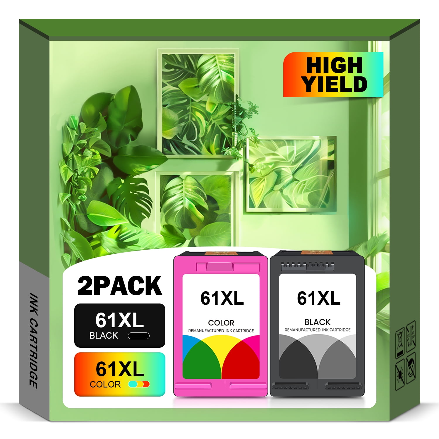 Click here for Kt Ink 61 Ink Cartridge For 61 Printer Ink Black C... prices