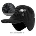 Cozy Head Beanie, Sherum Winter Warm Caps with Brim, Warm Ear ...