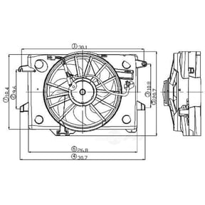 Derale 16217 17" High Output Radiator Fan - Walmart.com
