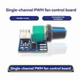 1Pcs Computer Case Fan Speed Controller PWM Speed Controller 12V Single ...