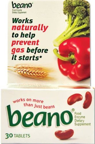 Beano - Gas Relief - 300 GALU Strength Tablet - 1 Bottle - 30/Bottle ...