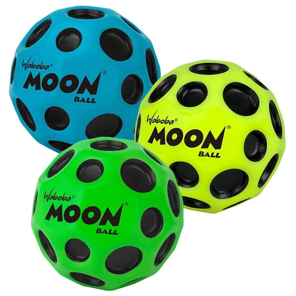 Waboba Moon Balls Toy- Crazy Bounce, Assorted Colors, Set of 5 ...