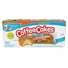 Drake's Individual Single Serve Cinnamon Bakery Coffee Cakes - Walmart.com