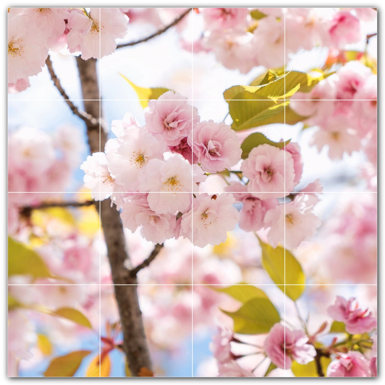 Picture-Tiles.com: Spring Ceramic Tile Wall Mural WAL500942-44L. 32"W x ...