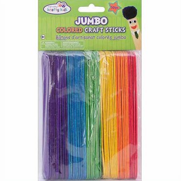Jumbo Craft Sticks- Pack of 500ct - Walmart.com
