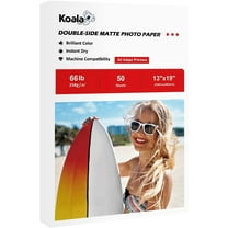 Koala Double Sided Photo Paper 11x17 Matte 66lb Heavyweight Matte Photo Paper 50 Sheets 13Mil ...