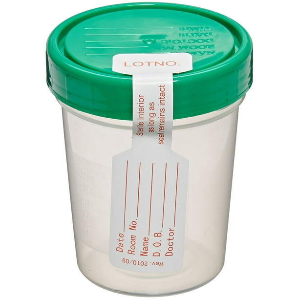 McKesson Specimen Container Polypropylene Screw Cap 4 Oz 12 Ct ...