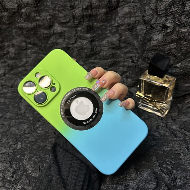 Funda de teléfono cuadrada magnética para iPhone 14 Pro Max, cubierta ...