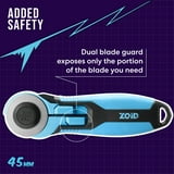 ZOID Tools 45mm Rotary Cutter with Soft-Touch Handle and Dual Blade ...