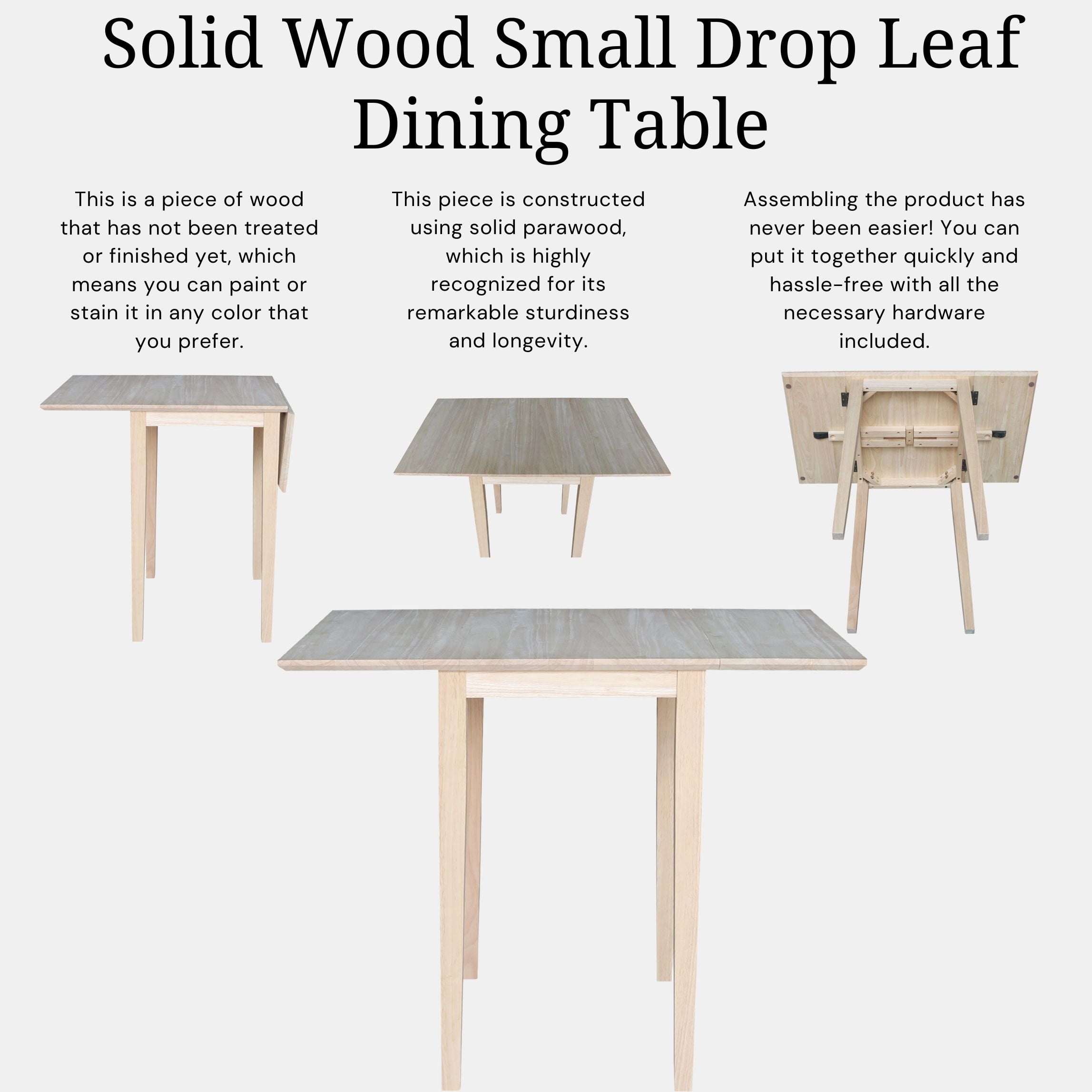 International concepts drop leaf table store