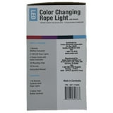 Intertek LED Color Changing Rope Light with Remote, 18 Foot (Pack of 2 ...