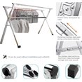 Clothes Racks for Hanging,94.5 inch for Stainless Steel Adjustable and ...