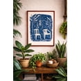 Affixzi Rustic Tropical Banana Tree & Monobloc Chairs Poster Art Print ...