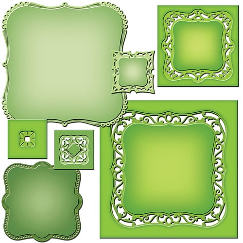 Spellbinders Nestabilities Dies, Majestic Labels 1 - Walmart.com