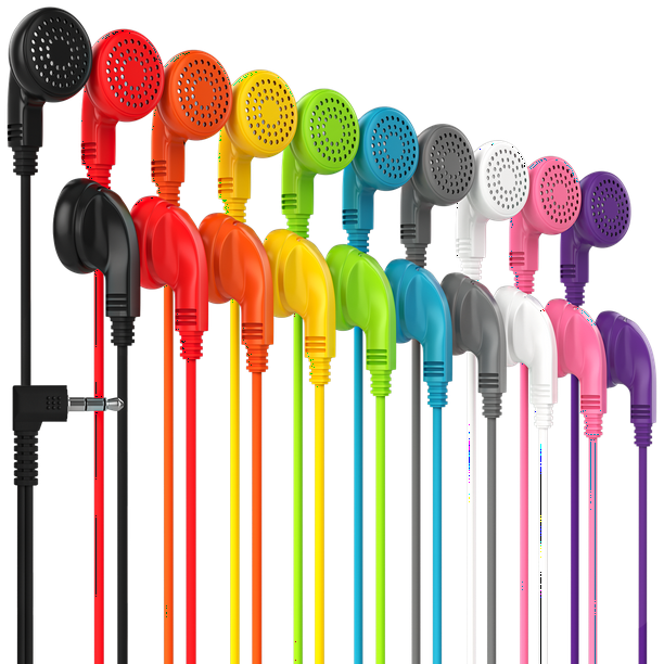 20 Pack Bulk Earphones Earbuds Headphones Wholesale for School ...