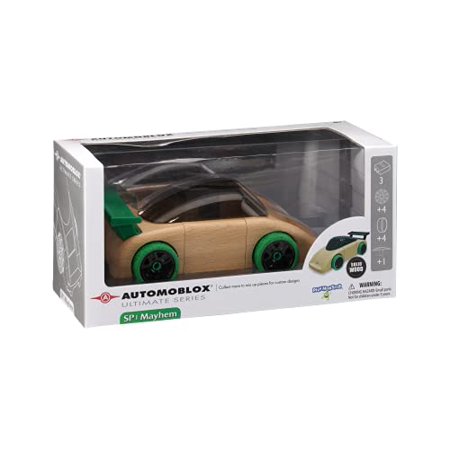 Automoblox Ultimate SP-1 Mayhem - Wooden Mix-and-Match Car- Build and ...