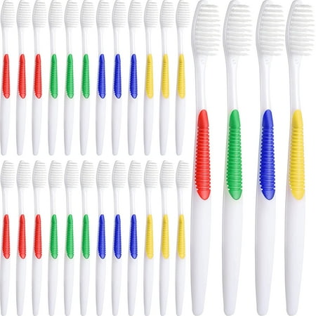 HISRFO 200 Packs Disposable Toothbrushes Individually Wrapped ...