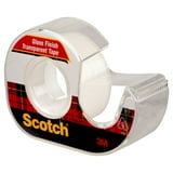 Scotch Clear Gloss Transparent Tape, 3/4 in. x 250 in., 2 Dispensers ...