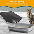 PAWBEE Large Kitty Litter Mat, Easy Clean, Premium Honeycomb Design ...