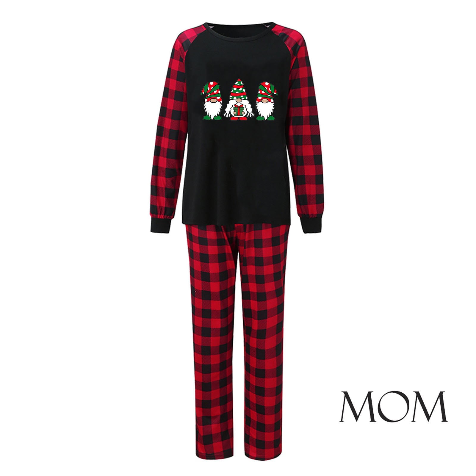 Click here for Chgbmok Pajamas Pants Christmas Women Mom Plaid Pr... prices