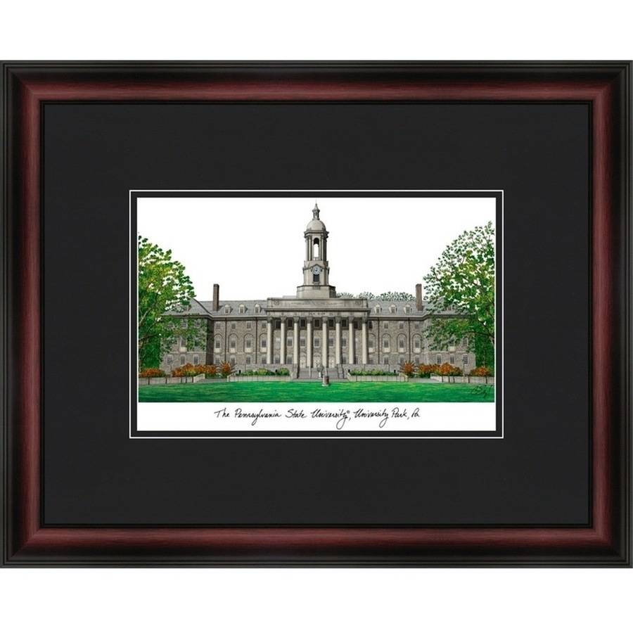 Penn State University Academic Framed Lithograph - Walmart.com