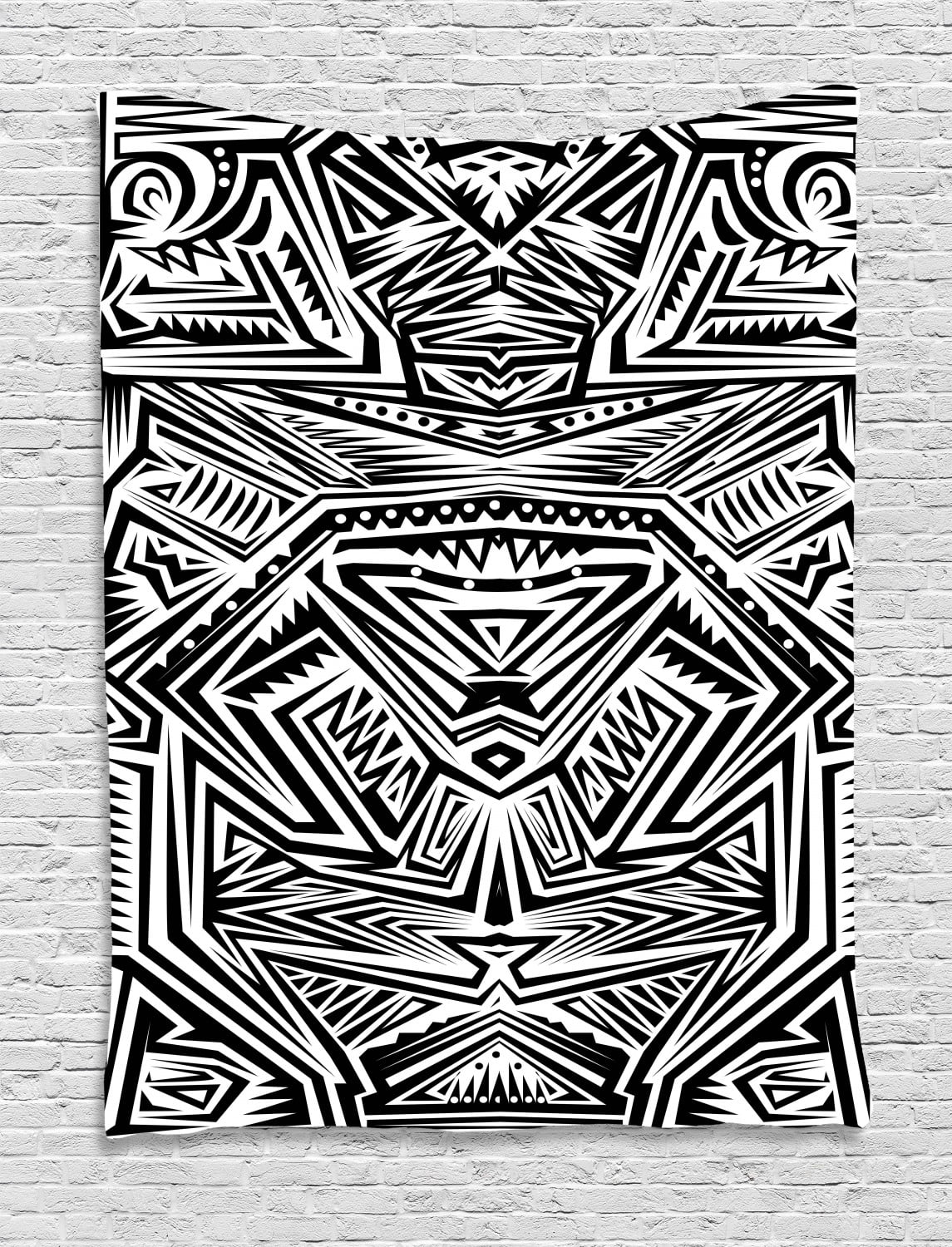 Tribal Tapestry, Abstract Composition of Geometric Forms of Ethnic ...