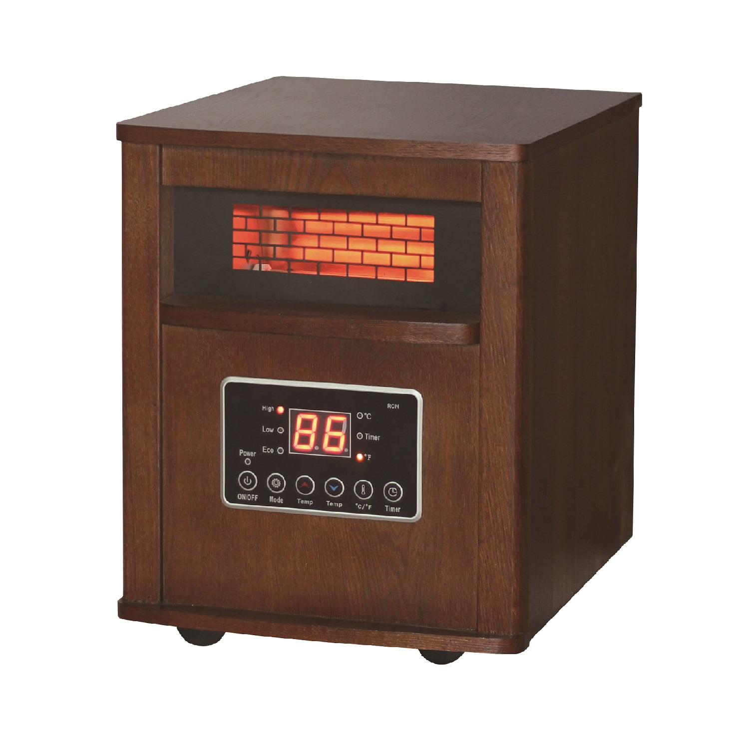 Dura Heat Infrared Quartz Heater with Wood Cabinet - Walmart.com