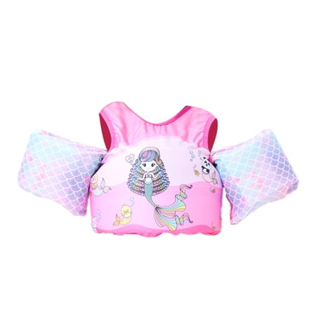 Kmbangi Kids Swimming Life Jacket, Cartoon Animals Print Floating Life ...