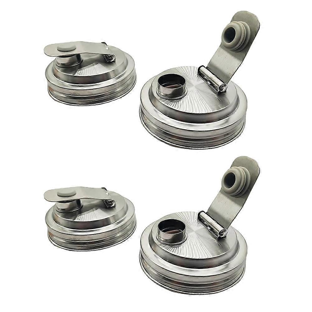 Click here for Ksitnty Stainless Steel Wide Mouth Mason Jar Flip... prices