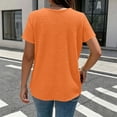 Cheytotty Womens Spring Summer Top, Solid Color Short Sleeve Button Up ...