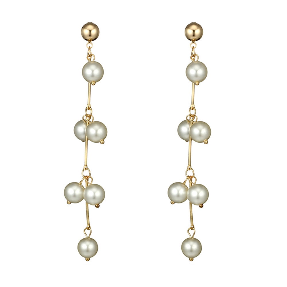 Click here for Riforla Natural Freshwater Pearl Long Earrings For... prices