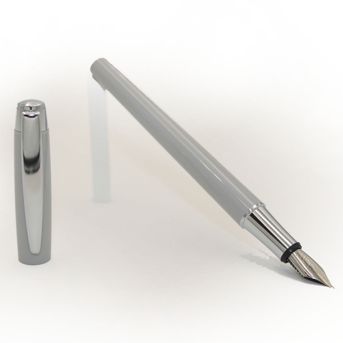Schmidt Intrinsic Fountain Pen, Light Grey, Medium Nib (SC82163 ...