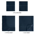 MALLONI HOME King Sheet Set - Cotton Rich Bedding Sets King, 4 Piece ...