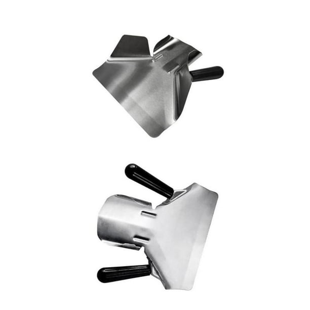 2 Piece Stainless Steel Chip Scoop Food French Fries Shovels Fry Scoops ...