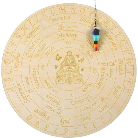 Chakra Pendulum Board Dowsing Divination Metaphysical Message Board ...