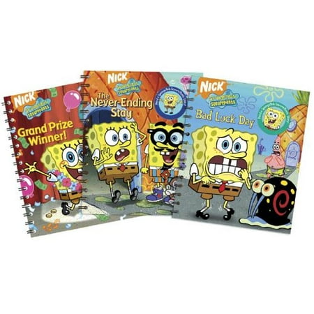 Story Reader SpongeBob 3 Pack Bad Luck/Never Ending/Grand Prize ...