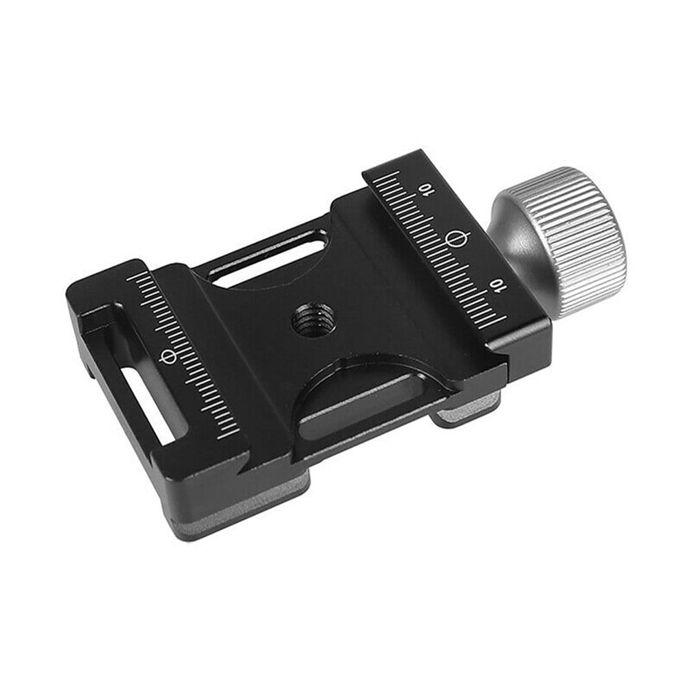 1x 38MM Aluminum Camera Tripod QR Clamp, All-metal Material, 3 Strap ...