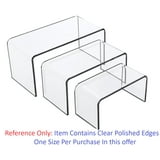 T'z Tagz 7x8x5.5 Inch Crystal Clear Acrylic Riser Display Stand New 2 ...