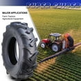 SUPERGUIDER 6.00-12 6PR Agricultural Tractor Tire, R-1 Pattern, Enhanced Bead Design, Center ...