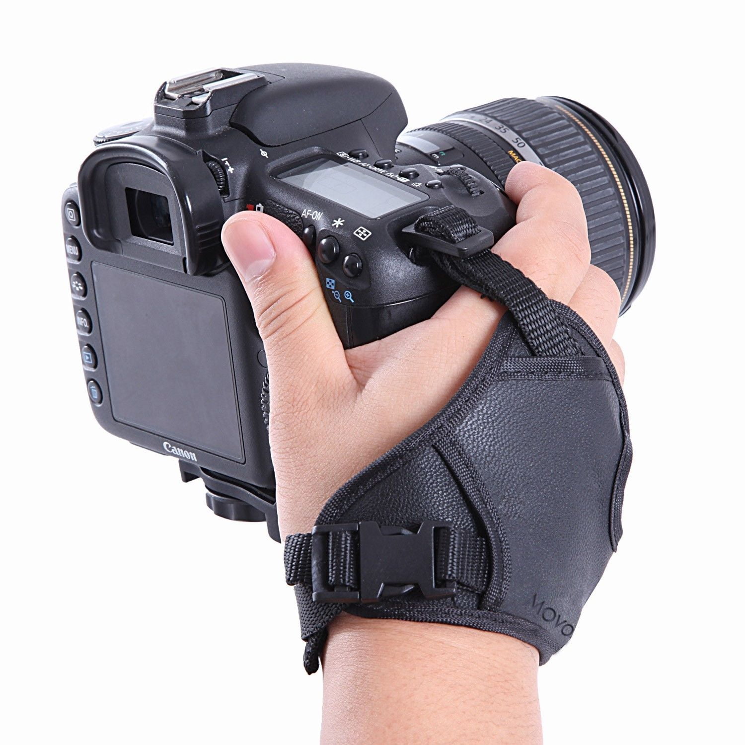 Movo Photo HSG-2 DualStrap Padded Wrist & Grip Strap for DSLR Cameras ...