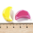 10pc Opaque Acrylic Beads Moon Moon 23.5x15.5x10mm Hole: 2.2mm ...
