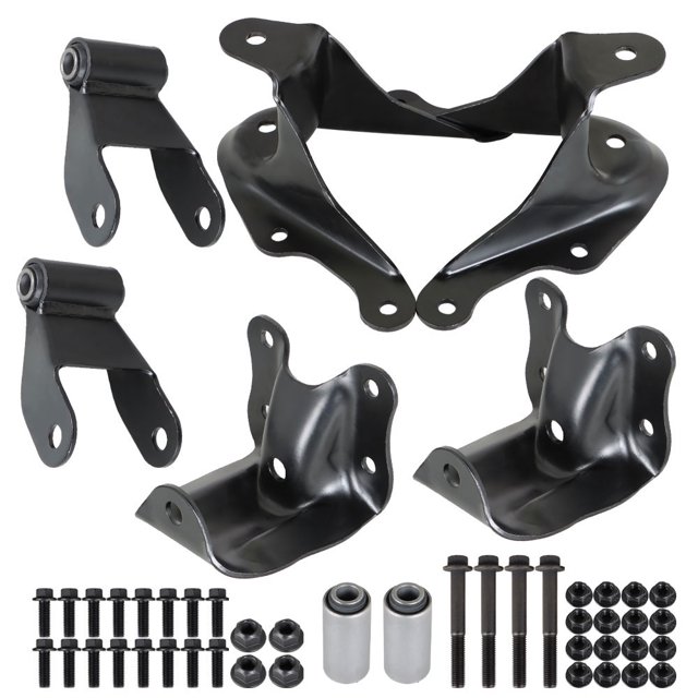 Rear Leaf Spring Shackle & Bracket Kit Set Replacement for 1986-1997 ...