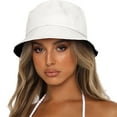 Yirtree Bucket Hats for Women Sun Beach Hat Reversible Teens Girls Wide ...