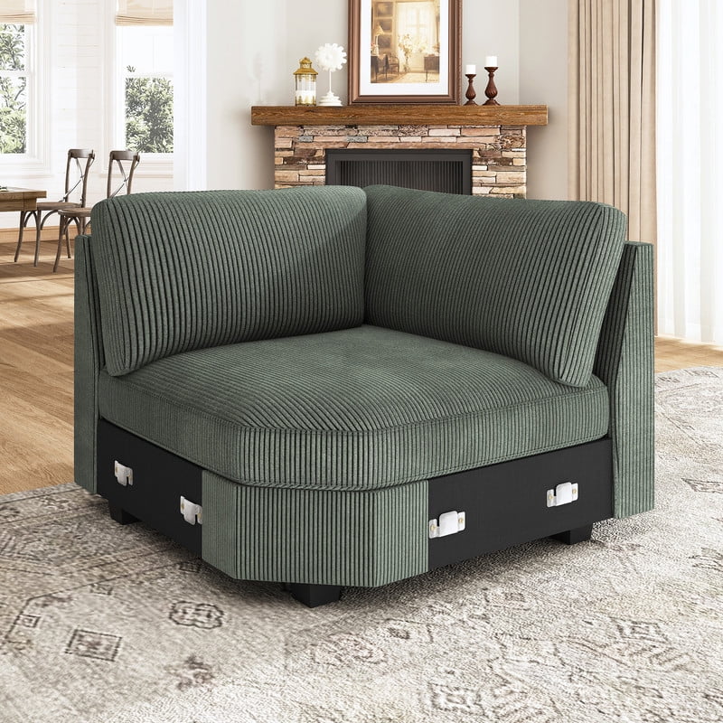 Click here for Honbay Corner Seat Of Modular Sectional Corduroy S... prices