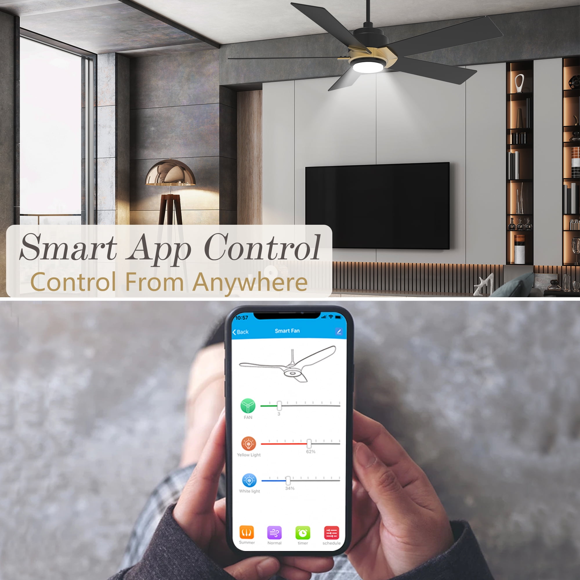 Nexet Smart Ceiling Fan Dimmer Wall Switch Wi-Fi Work With, 54% OFF