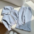 Ashyfjp Toddler Solid Matching Set Diamond Embossed Full Zip Hooded ...