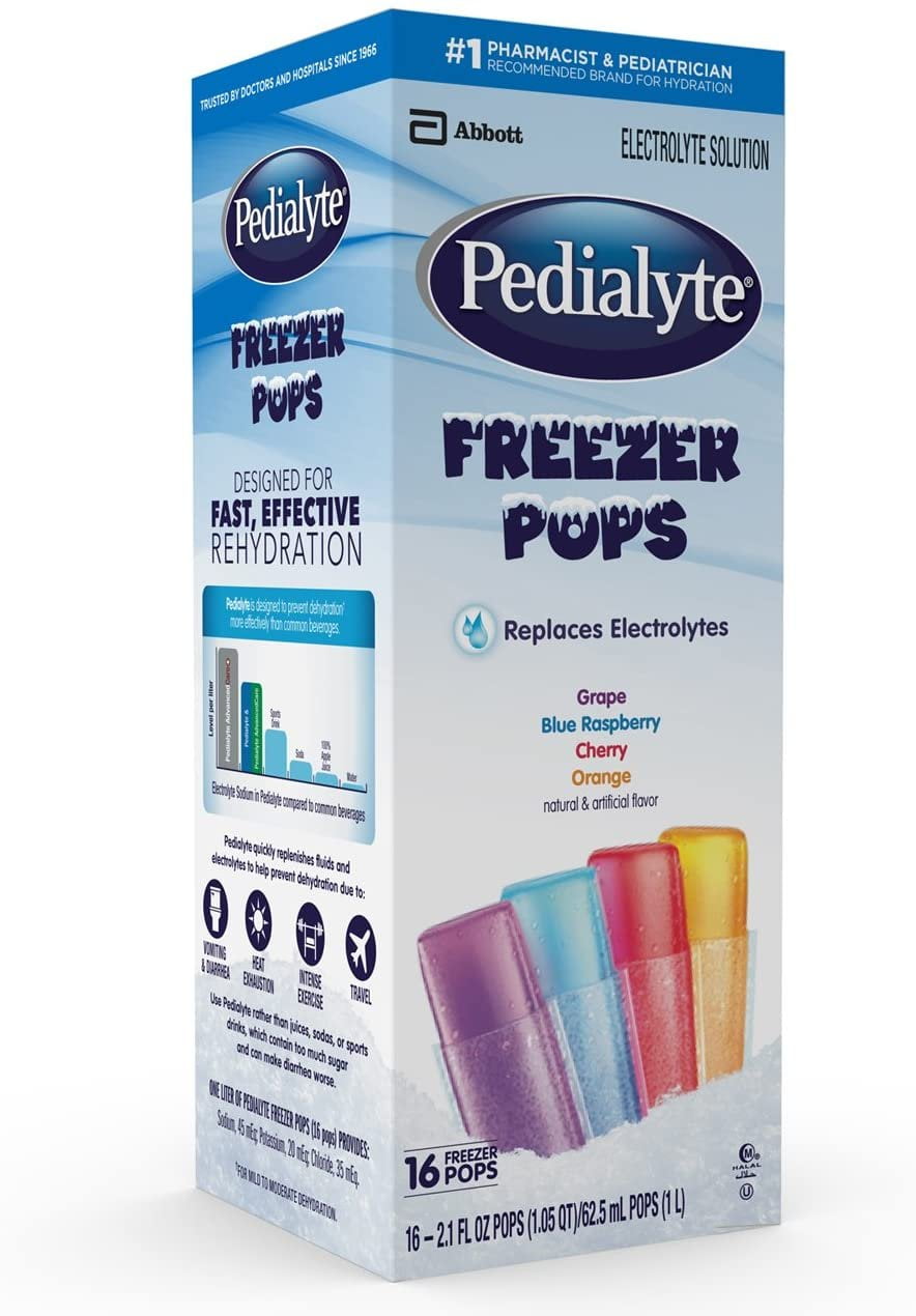 Electrolyte Fortified Freezer Pops