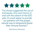 EZC Pak 5-Day Immune System Booster with Echinacea, Vitamin C and Zinc ...